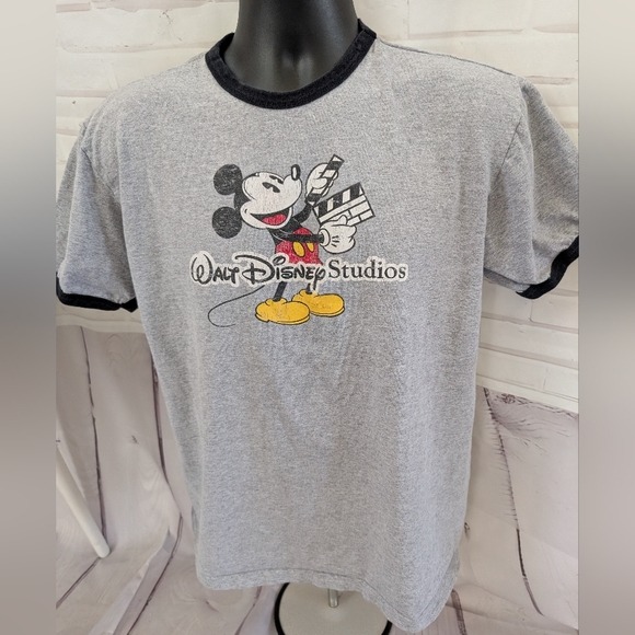Disney | Shirts | Disney Gray Mickey Mouse Tshirt Unisex | Poshmark